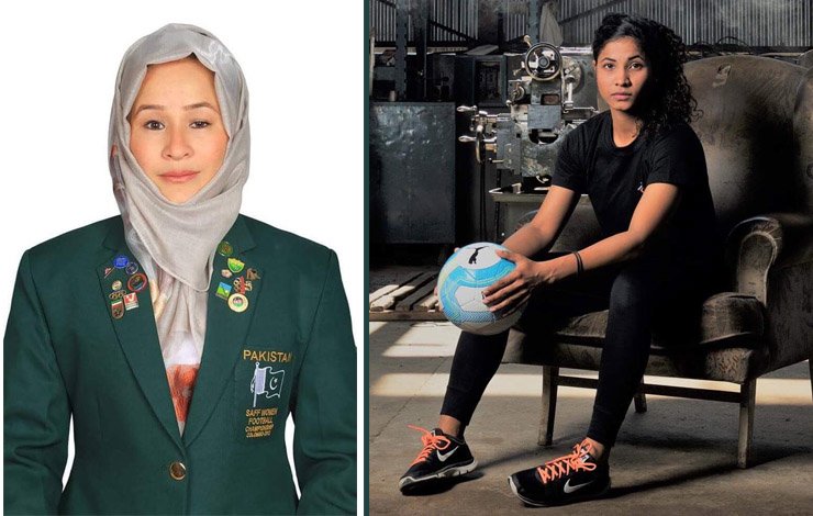 Footballer Hajra Khan's tribute to Shahida Raza player drowned in Italy ...